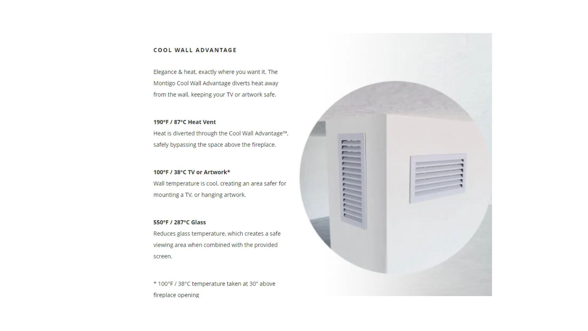 Montigo Cool Wall Advantage Horizontal Side Discharge Kit with Flex Pi ...